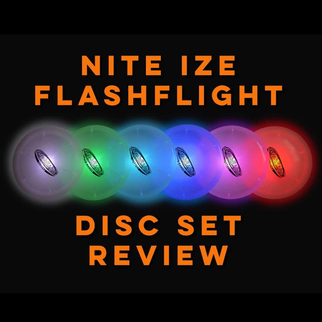 Nite Ize Flashflight LED golf disc review | Mind Body Disc